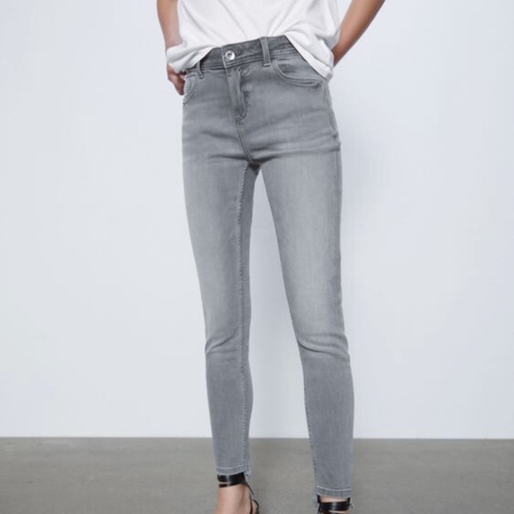 Zara | Jeans | Zara 975 Gray Skinny Jeans | Poshmark